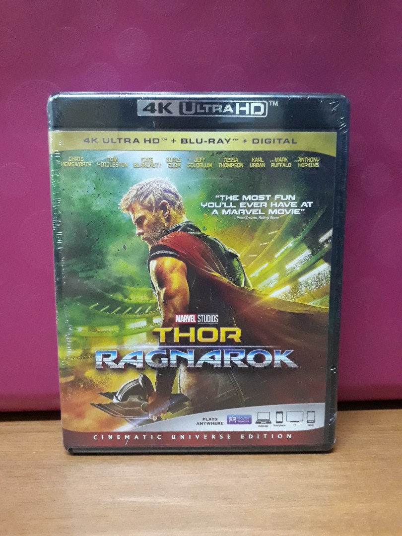 USA Blu Ray 4K UHD - Thor Ragnarok (ATMOS), Hobbies & Toys, Music ...