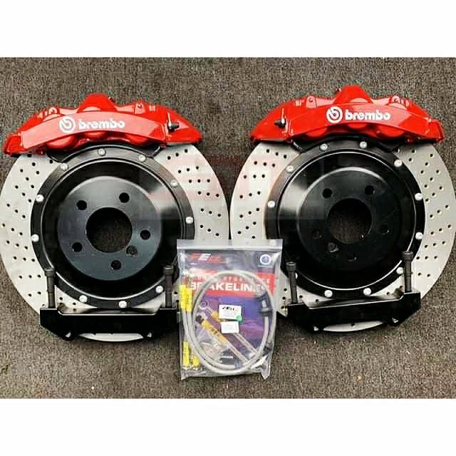 Vellfire Alphard 6pot Brembo GT6 18z 355mm Big Brake Kit Fullset Plug ...