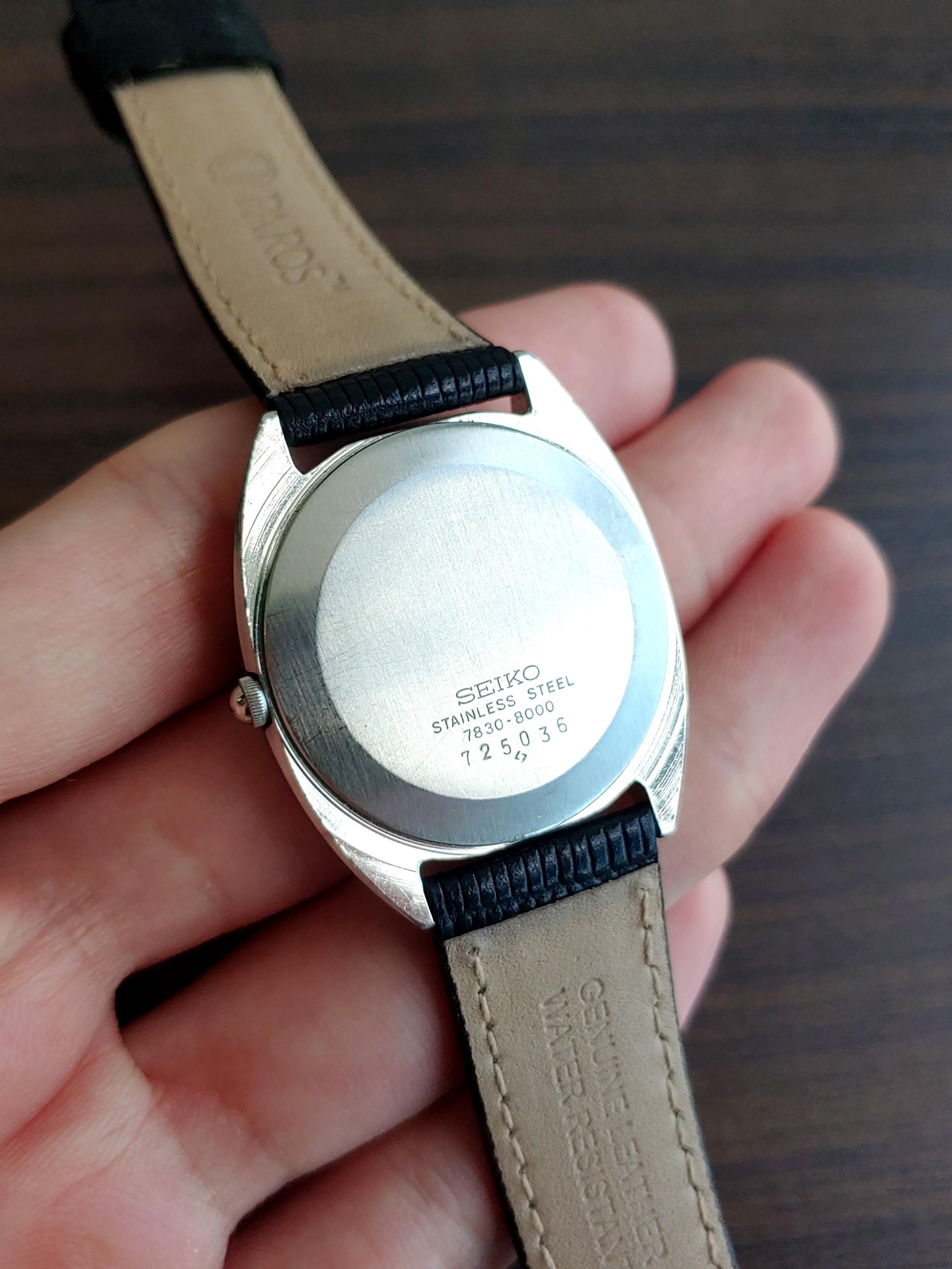 Vintage Seiko Quartz 7830-8000 Watch, Men's Fashion, Watches ...