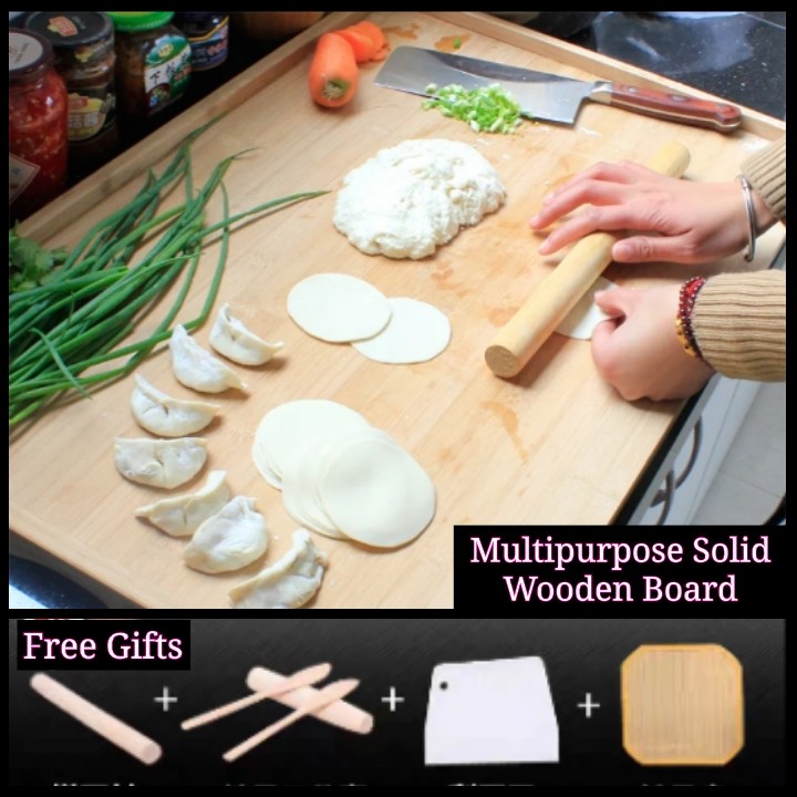 Wooden Pastry Board / Bread Kneading Board / Chopping Board / Cutting ...