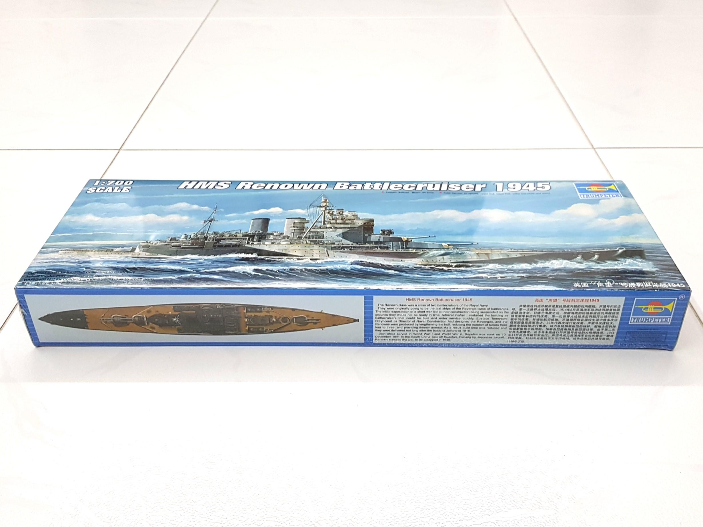 1/700 05765 Trumpeter Waterline HMS Renown Class Lead Battlecruiser ...