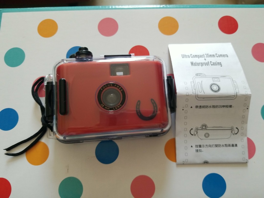 全新 35mm camera waterproof casing 防水殼 潛水 swim 游泳 游水 渡假 用 Lomo 防水 菲林 相機 ...