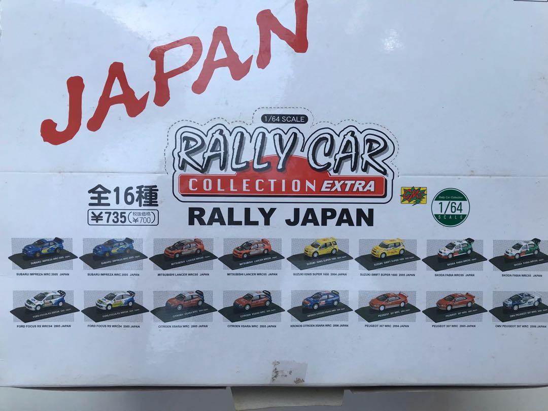 全新 CMS Rally Car Collection 1/64 Rally Japan 全套16架, 興趣及遊戲, 收藏品及紀念品, 明星 ...