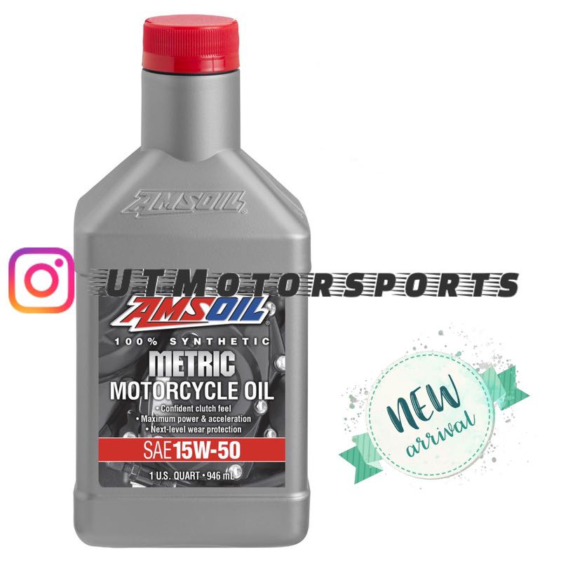 AMSOIL 15W-50 Synthetic Metric, Motorcycles, Motorcycle Accessories on ...