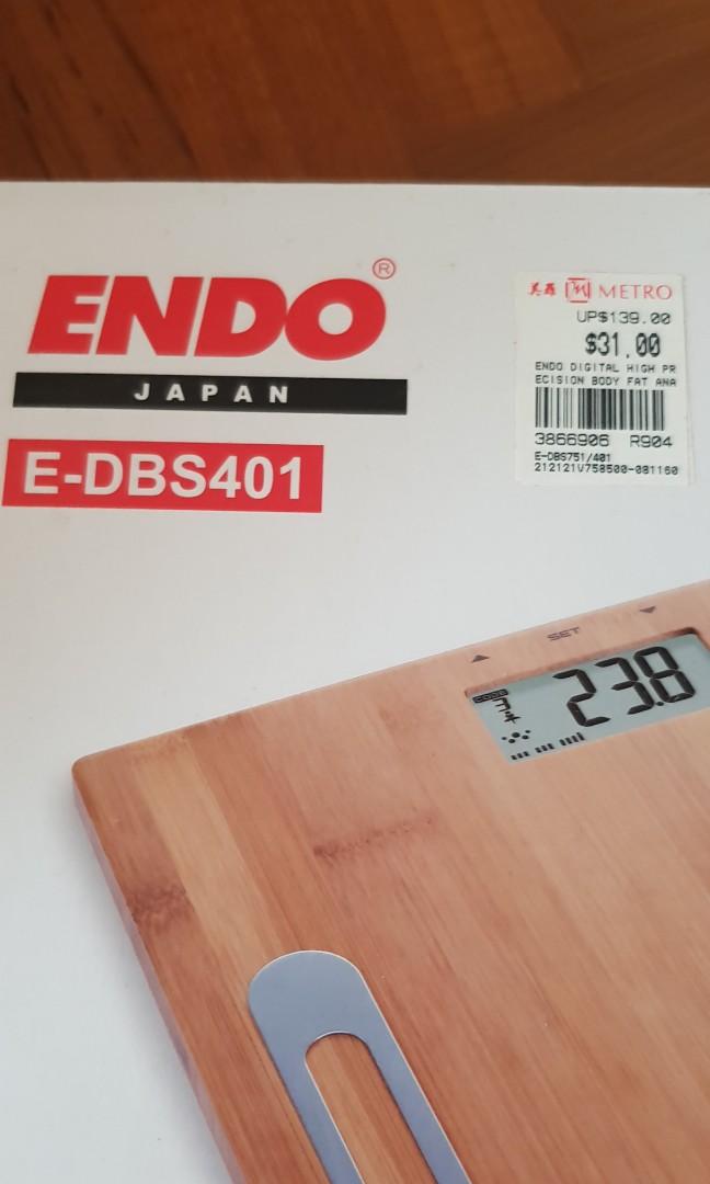 BN Endo Japan Digital Weighing machine scale, Body Fat Muscle Bone Mass ...