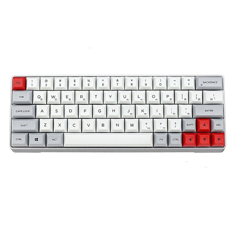 GK64 Hot Swappable Aluminium Case Mechanical Keyboard, Gateron Red ...