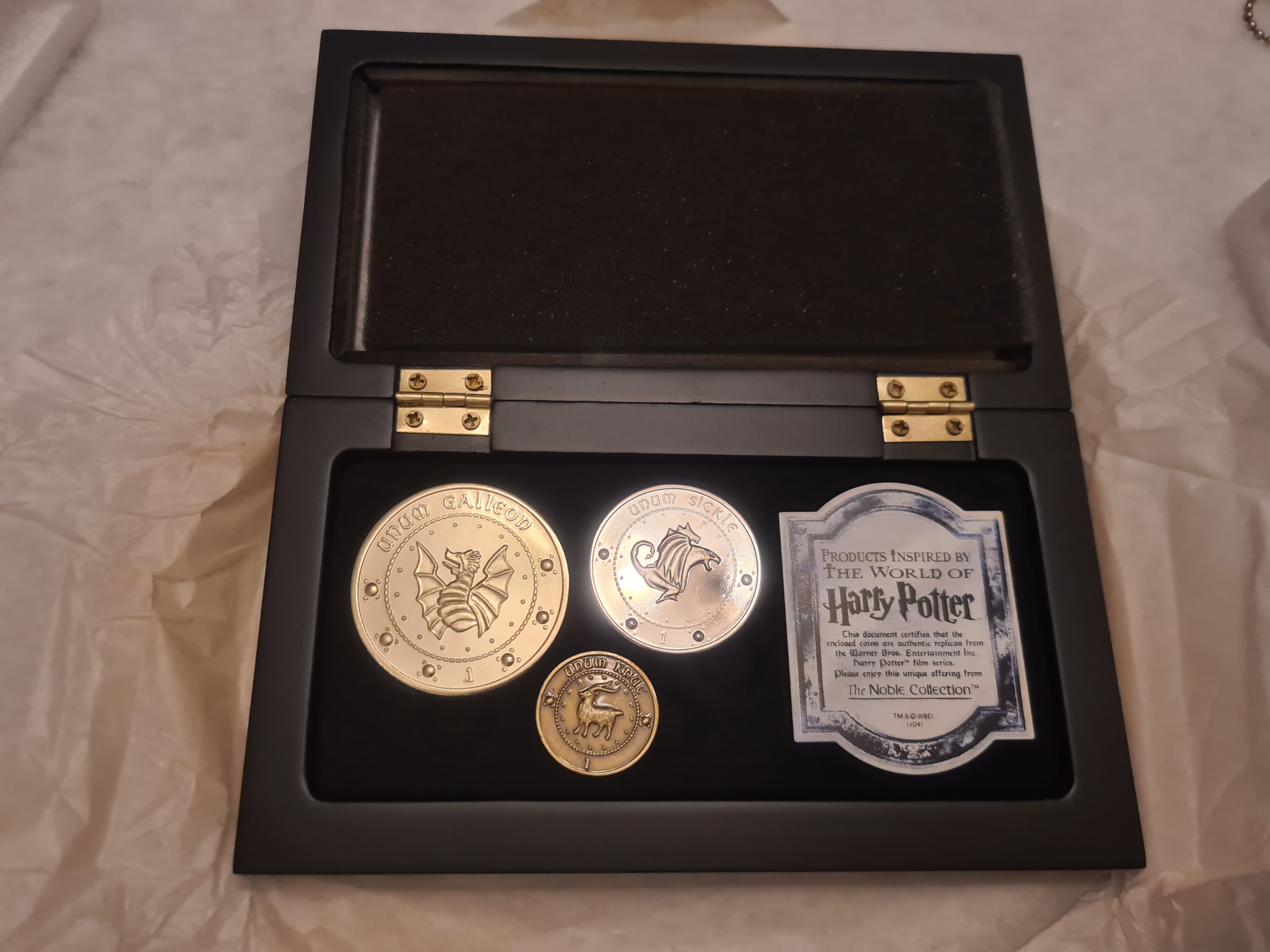 Harry Potter Gringotts Coin Collection, Hobbies & Toys, Memorabilia ...