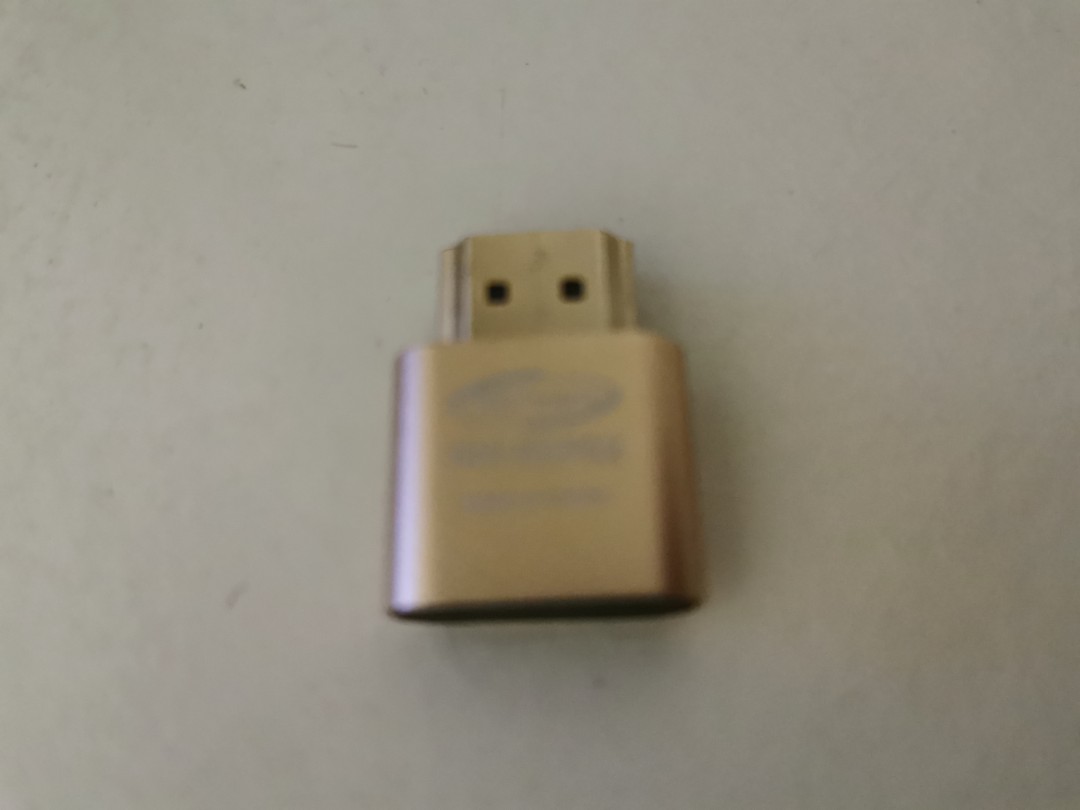 Hdmi dummy plug, Electronics, Computer Parts & Accessories on Carousell