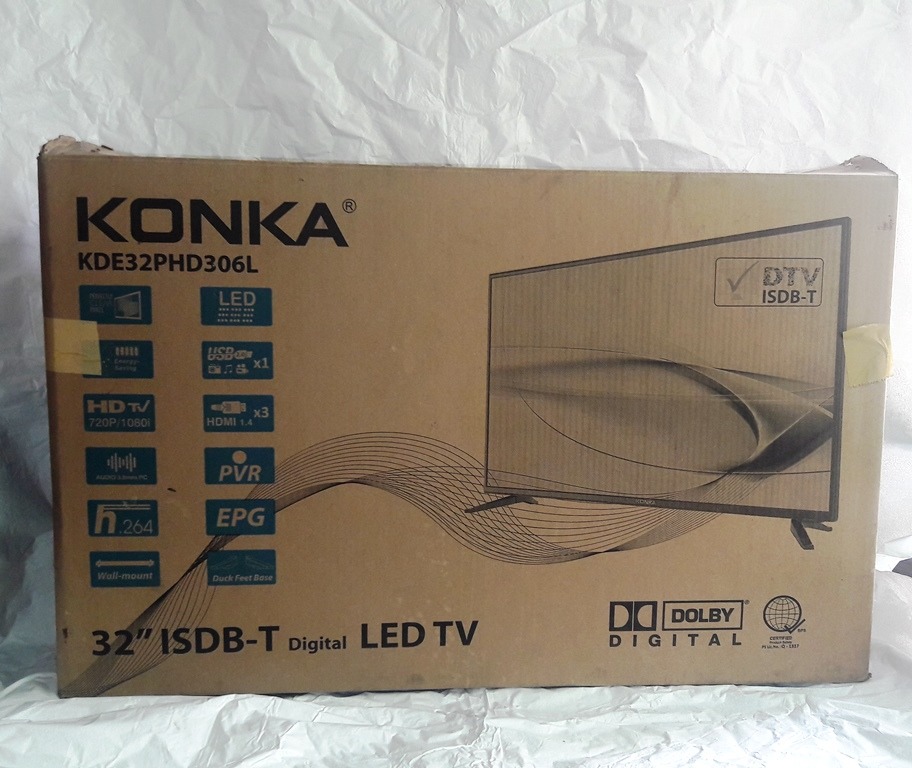 Konka Digital LED Flat TV, 32", TV & Home Appliances, TV ...