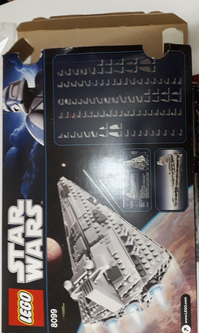 Lego 8099 Star wars 已砌 Midi Scale Imperial Star Destroyer, 興趣及遊戲, 玩具 ...