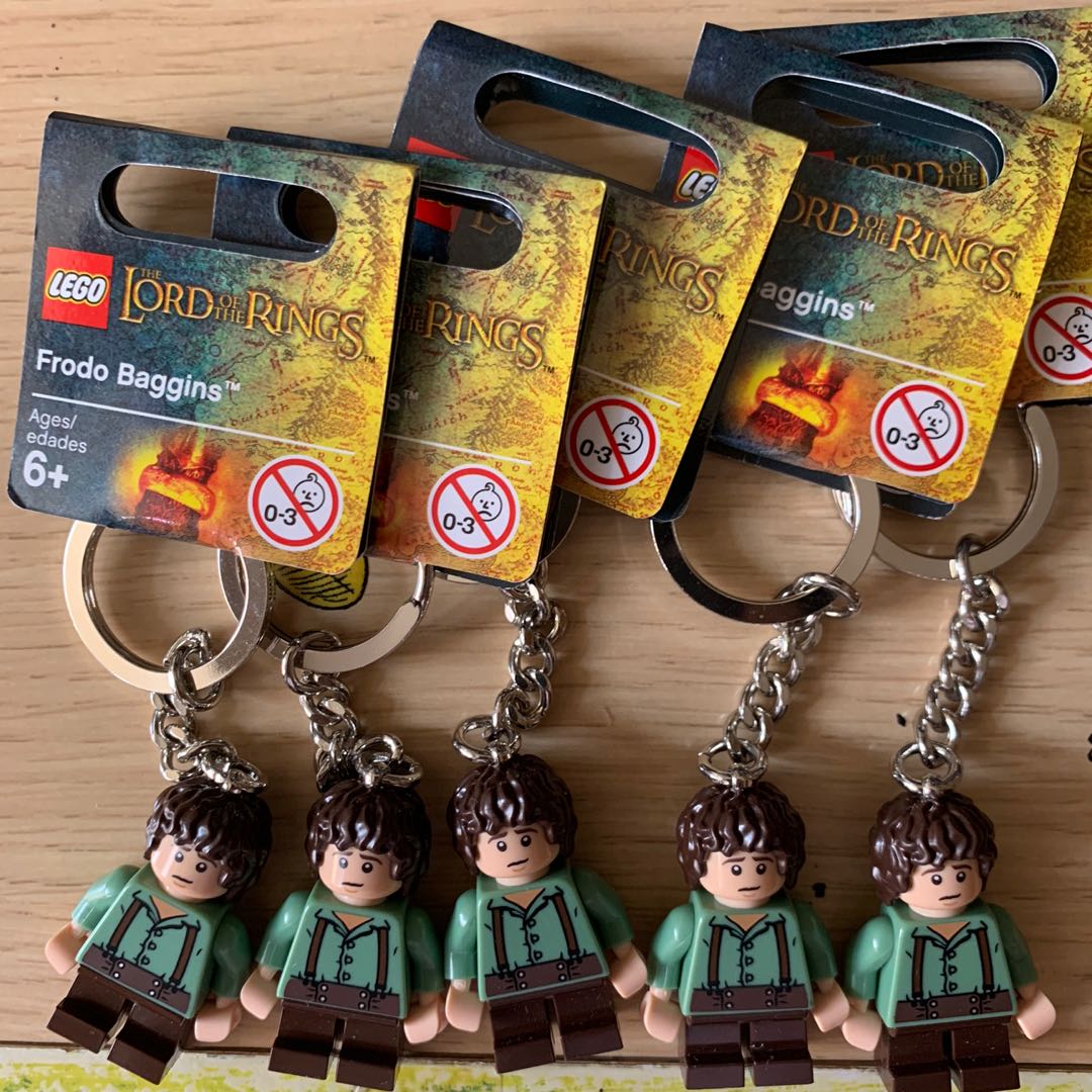 Lego 鎖匙扣 Lord of The Rings Frodo Baggins Key chain, 興趣及遊戲, 玩具 & 遊戲類 ...