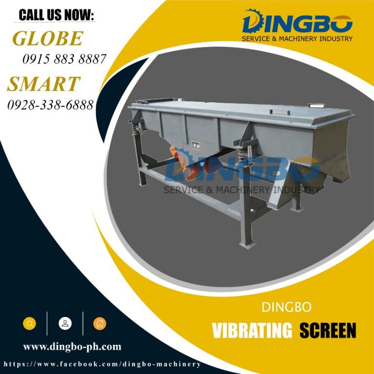 linear vibrating screen sieve machine, Commercial & Industrial ...