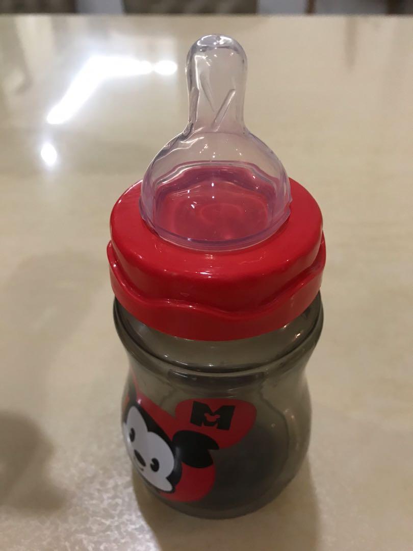 Mickey Milk Bottle, Babies & Kids, Nursing & Feeding, Breastfeeding ...