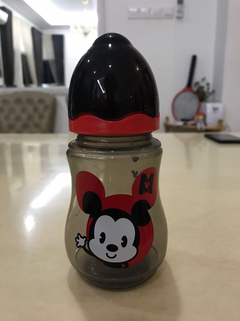 Mickey Milk Bottle, Babies & Kids, Nursing & Feeding, Breastfeeding ...