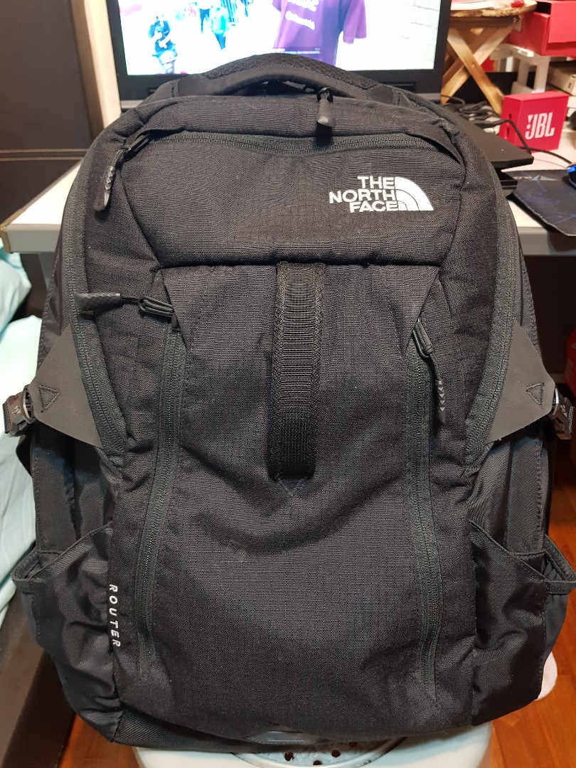 Northface router backpack, Men's Fashion, Bags, Backpacks on Carousell