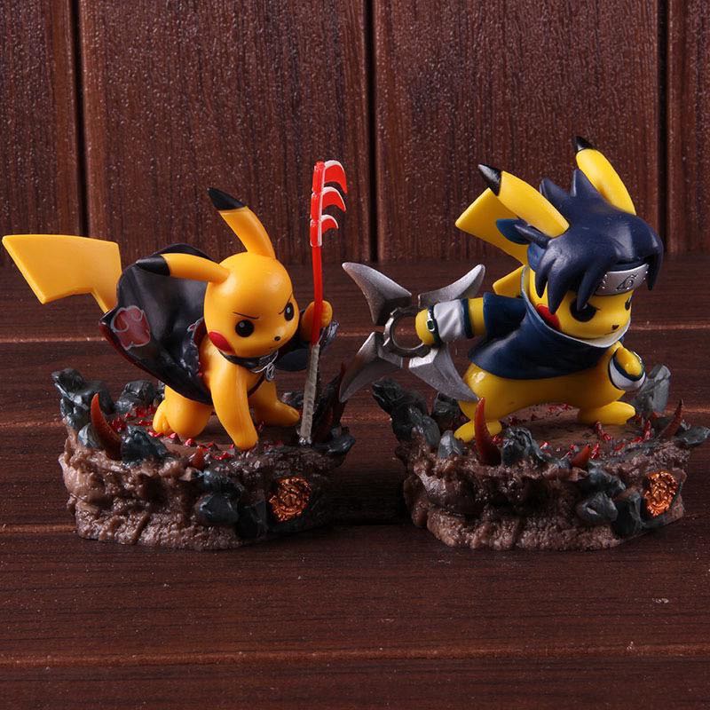 Pikachu x Sasuke Pikachu x hidan, Hobbies & Toys, Collectibles ...