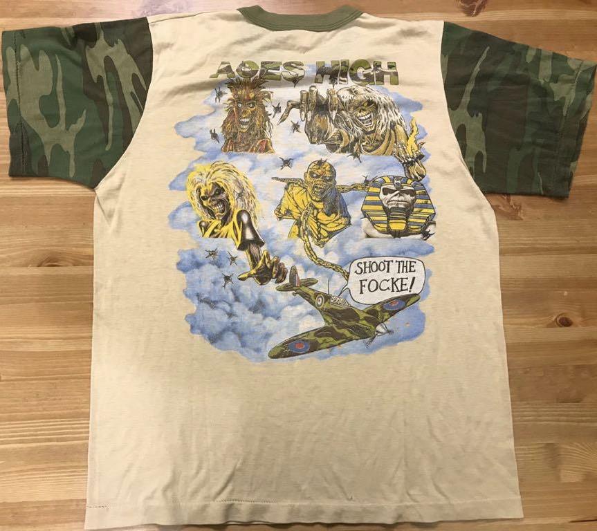 RARE VTG IRON MAIDEN ACES HIGH CAMO, Hobbies & Toys, Collectibles ...