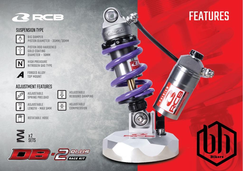 RCB Racing Boy Monoshock DB2 Plus / DB2+ (Newest Model) for Y15ZR LC135 ...