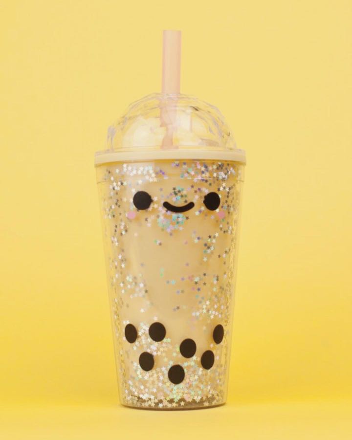 Smoko Pearl Boba Tea Tumbler with Straw, Furniture & Home Living ...