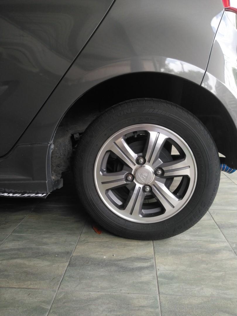 Sport Rim 14 inch Original Proton Iriz 1.3, Auto Accessories on Carousell