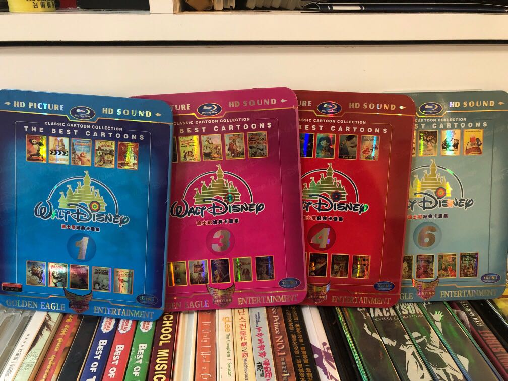 Walt Disney Best Cartoon Collection, Hobbies & Toys, Music & Media ...