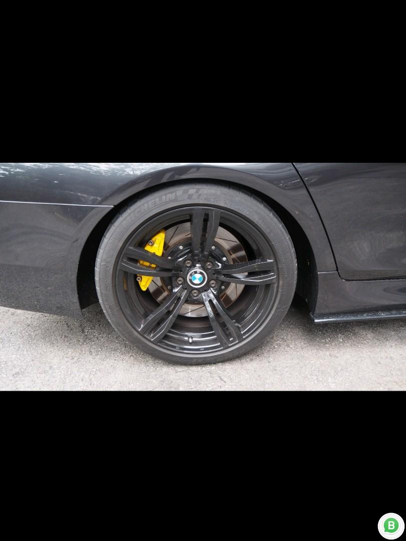 19'' OEM BMW F10 SPORT M SERIES STAGGERED RIMS WHEEL ALLOY WITH TYRES ...
