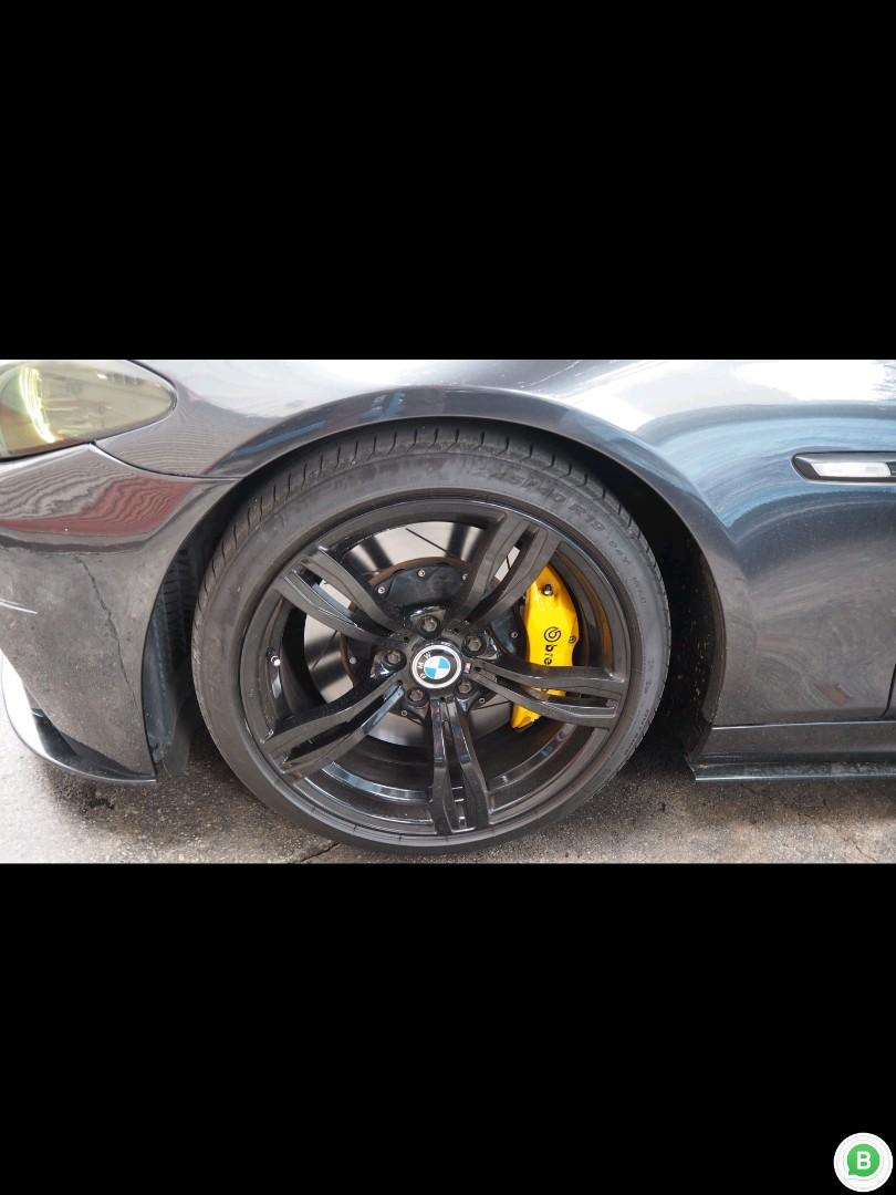 19'' OEM BMW F10 SPORT M SERIES STAGGERED RIMS WHEEL ALLOY WITH TYRES ...