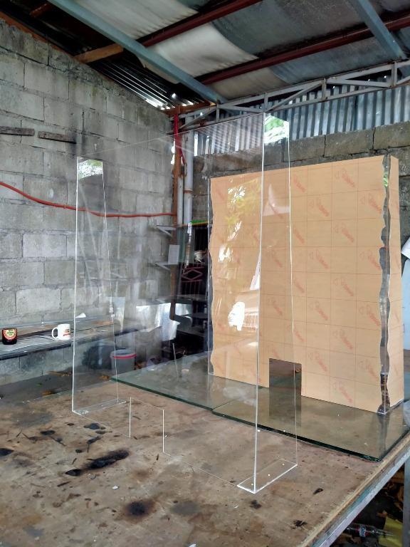 Acrylic Counter Shield, front desk Protective Device, Health ...