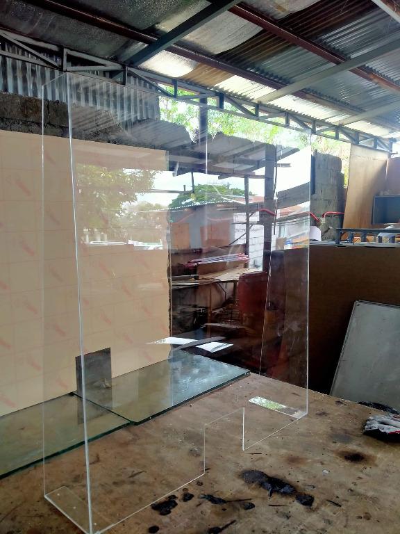 Acrylic Counter Shield, front desk Protective Device, Health ...
