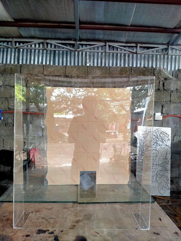 Acrylic Counter Shield, front desk Protective Device, Health ...