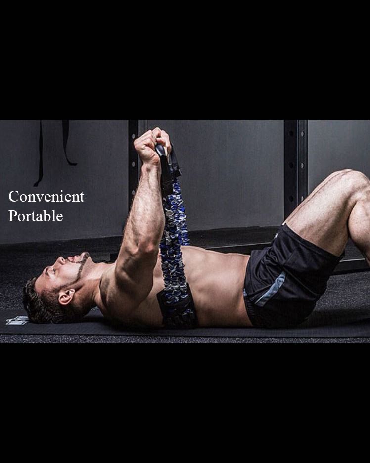 INNSTAR Chest Press Resistance Band Adjustable Load , Sports Equipment ...