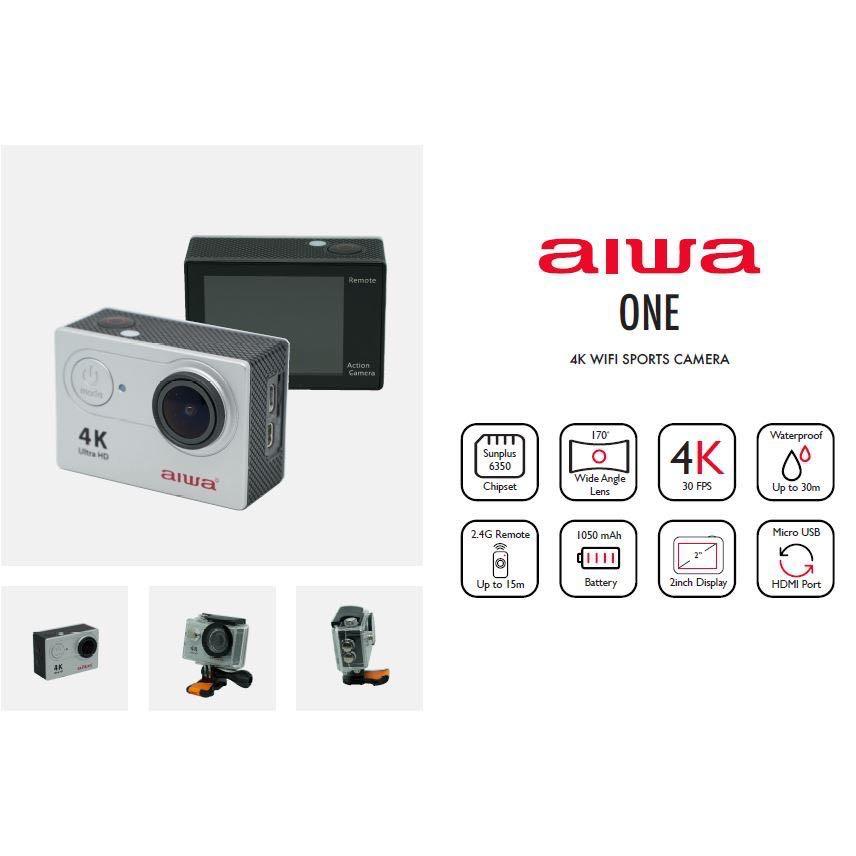 Aiwa One 4K Action camera, Photography, Cameras on Carousell