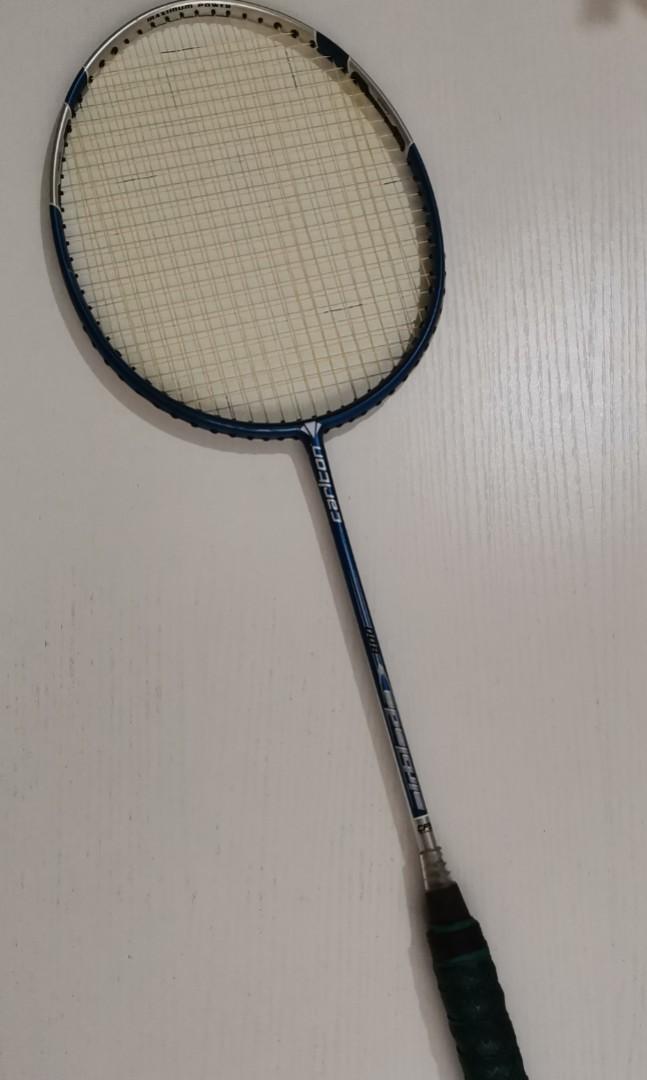 Badminton racket blue, Sports Equipment, Fishing on Carousell