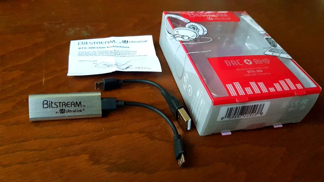Bitstream USB DAC Headphone amplifier, BTS-300, Audio, Other Audio ...