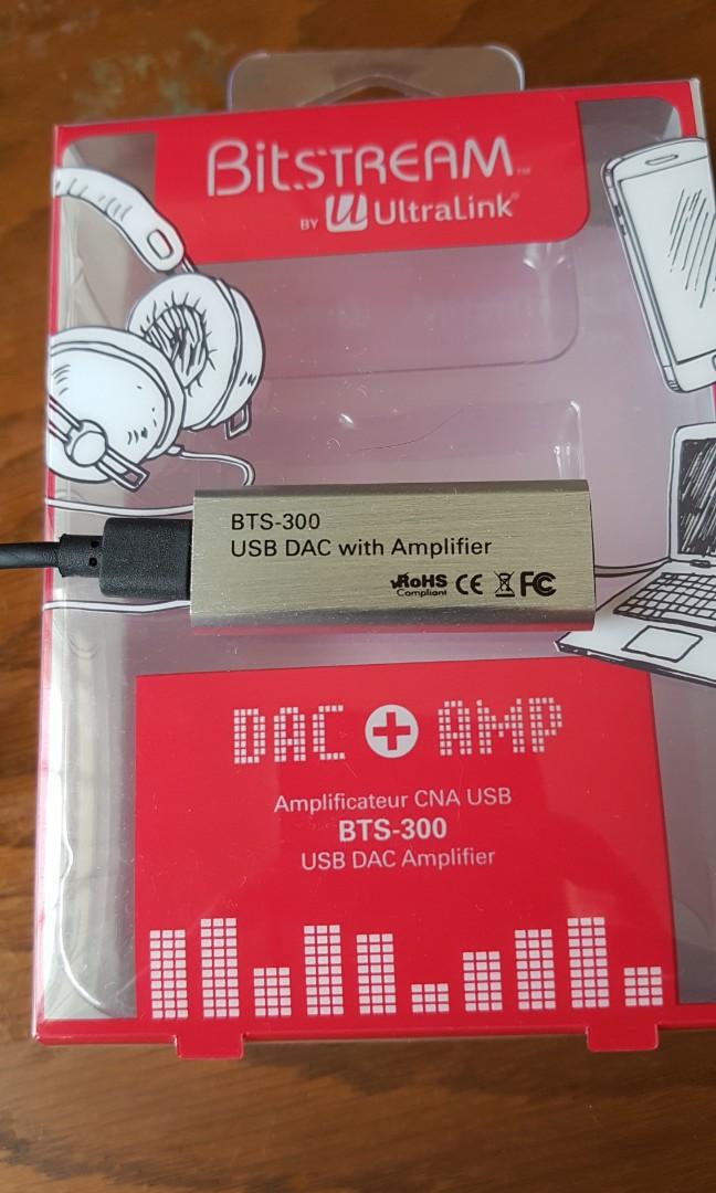 Bitstream USB DAC Headphone amplifier, BTS-300, Audio, Other Audio ...