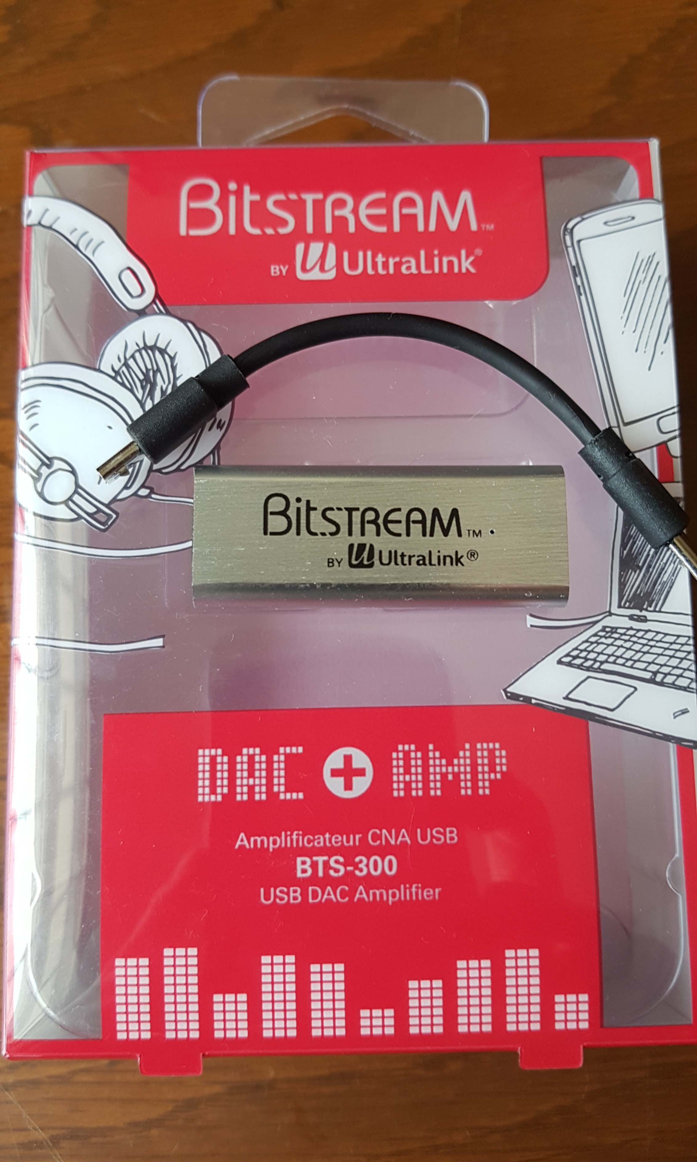 Bitstream USB DAC Headphone amplifier, BTS-300, Audio, Other Audio ...