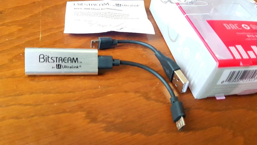 Bitstream USB DAC Headphone amplifier, BTS-300, Audio, Other Audio ...