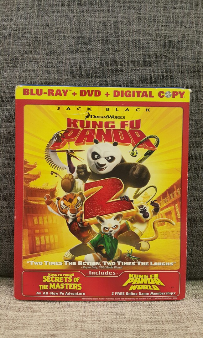 (Bluray) Kung Fu Panda 2, Hobbies & Toys, Music & Media, CDs & DVDs on Carousell