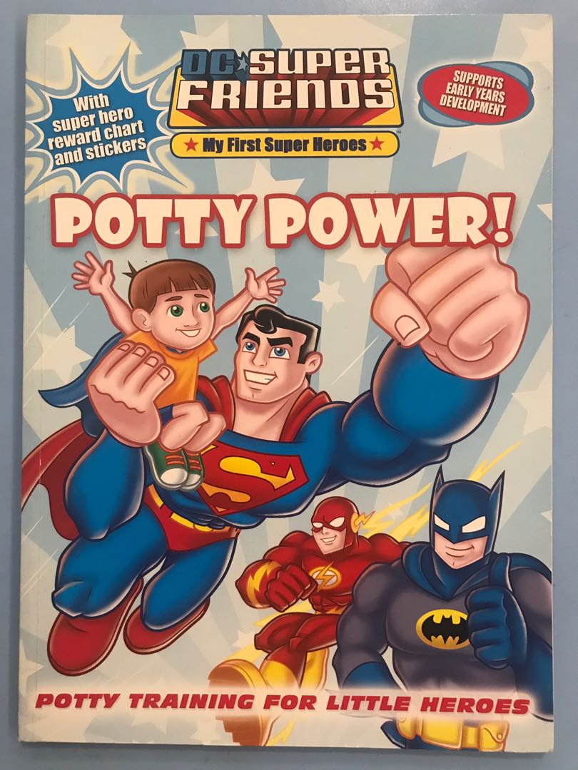 DC Super Friends - Potty Power , 興趣及遊戲, 書本 & 文具, 兒童書籍 - Carousell
