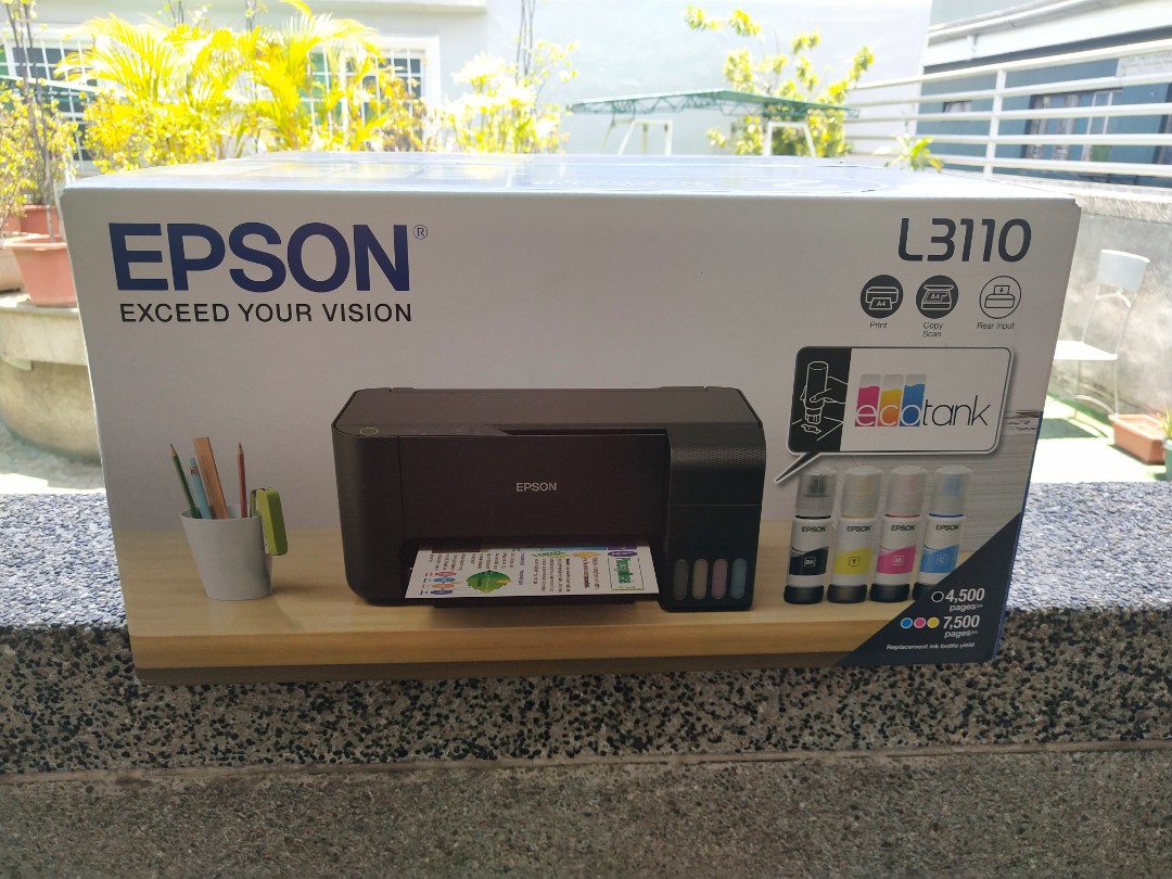 Epson L3110 Printer w/ Scanner, Computers & Tech, Printers, Scanners ...