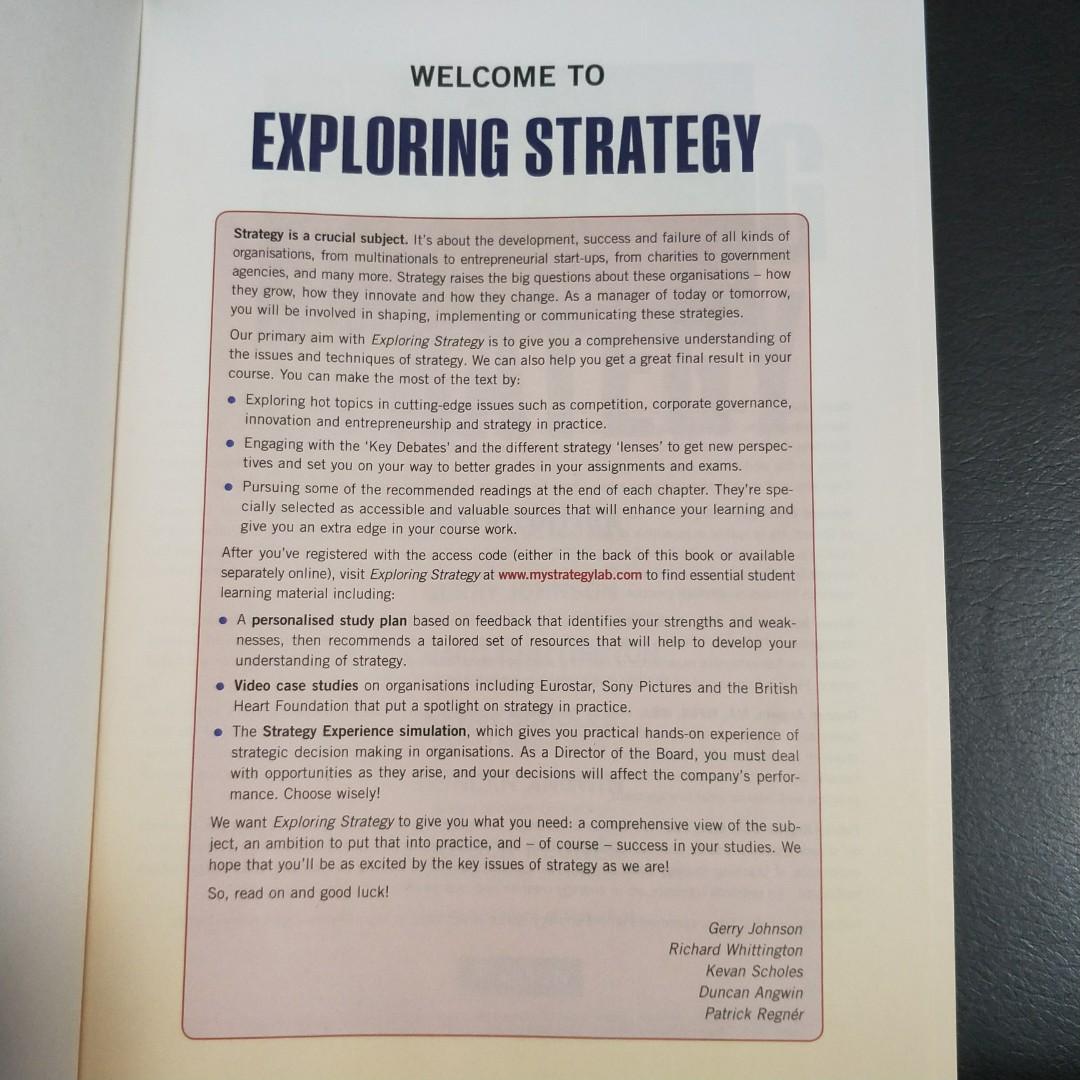 Exploring Strategy (Pearson), Hobbies & Toys, Books & Magazines, Assessment Books on Carousell