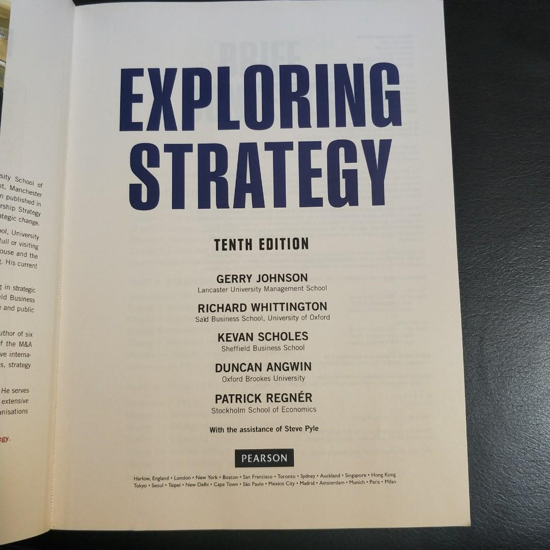 Exploring Strategy (Pearson), Hobbies & Toys, Books & Magazines ...