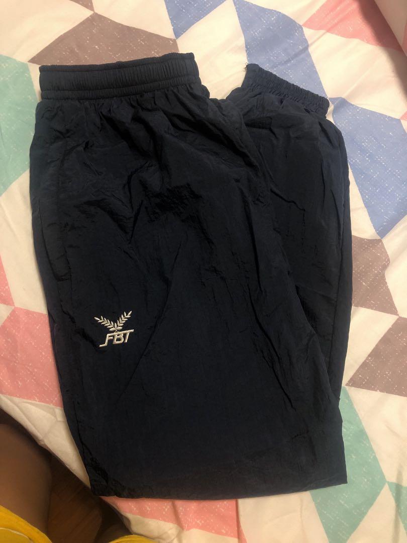 FBT navy track pants, Sports, Sports Apparel on Carousell