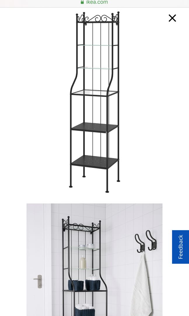 IKEA Ronnskar toilet rack, Furniture & Home Living, Furniture, Shelves ...