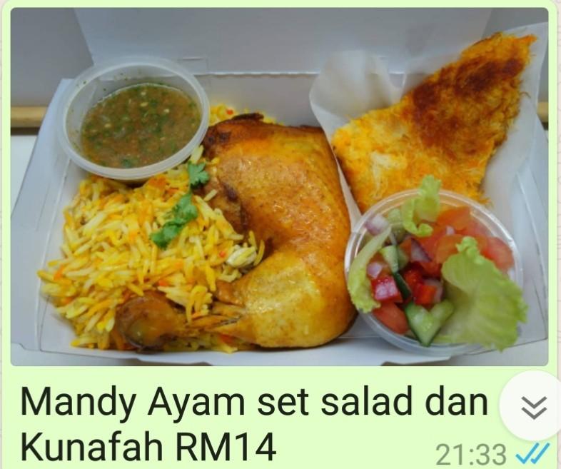 Muslim Chef Mandy Chicken/ Mandy Lamb/ Mandy Rice with Kebab beef, Lamb ...