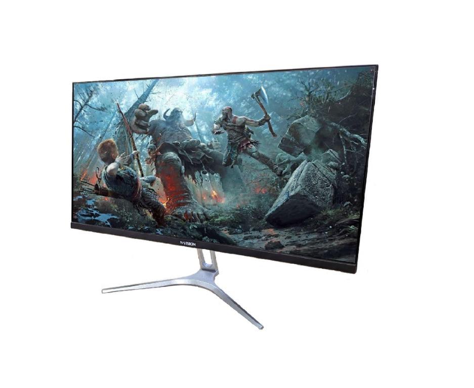 NVISION IP24V5 IPS-WIDE, 24″ 1920 x 1080 FHD 75HZ, VGA/HDMI SUPPORTED, FRAMELESS Gaming Monitor ...