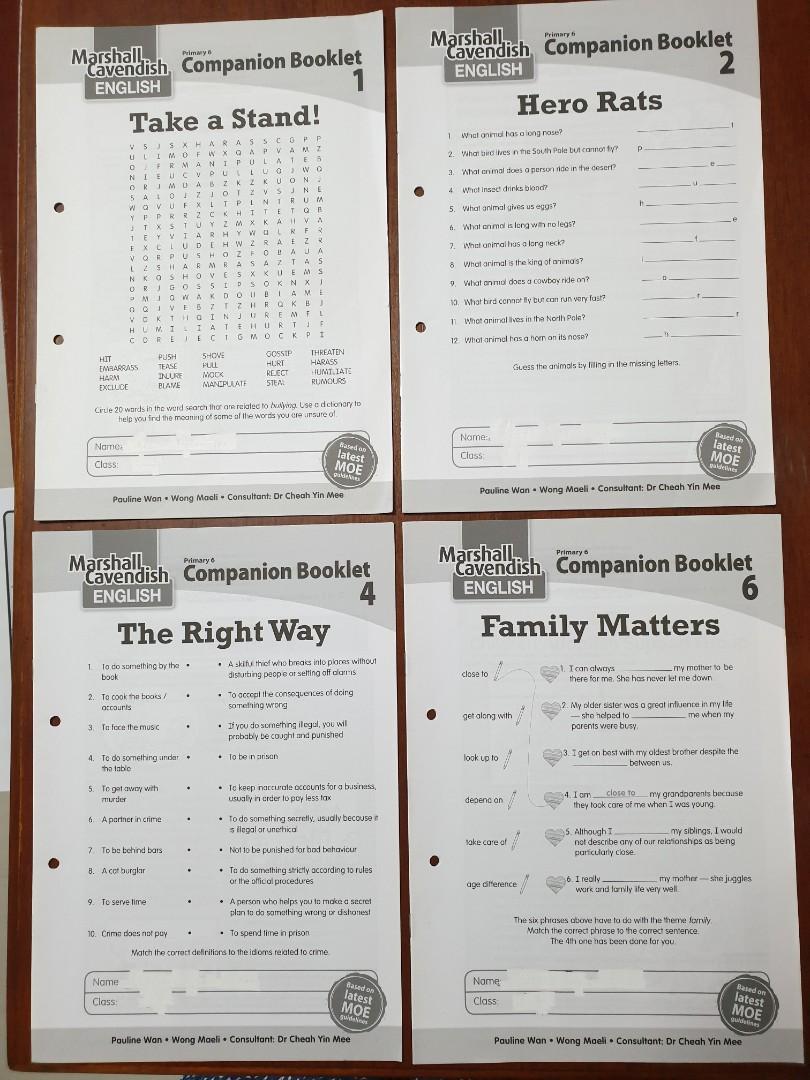 P6 English Companion Booklet, Hobbies & Toys, Books & Magazines ...