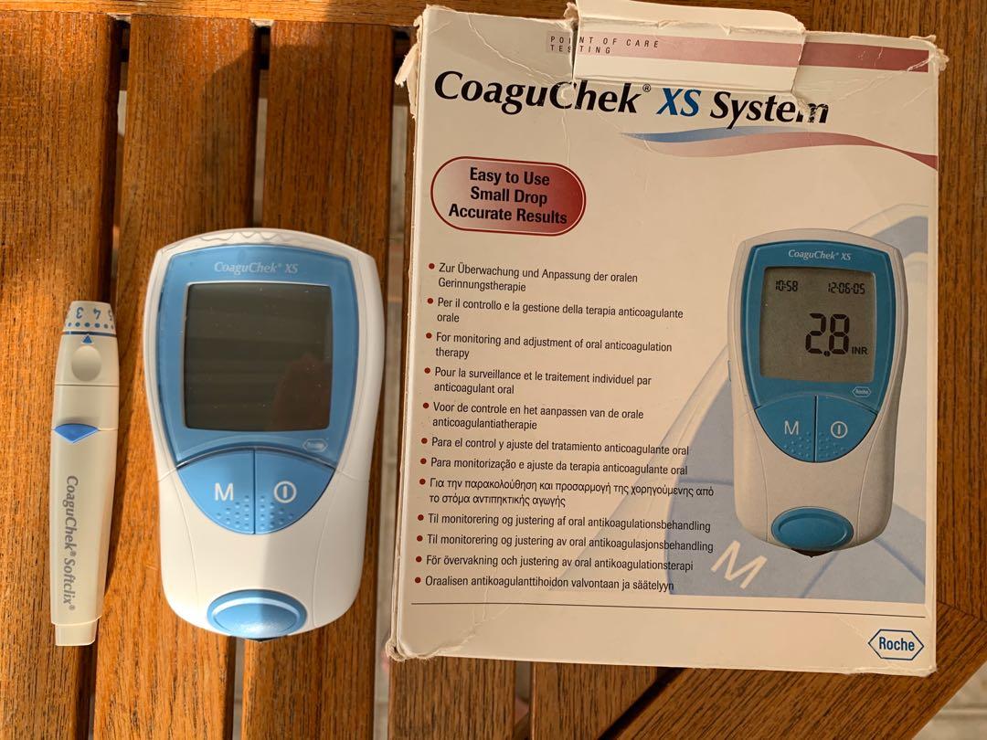 Roche Coaguchek for checking blood clotting time ., Health & Nutrition ...