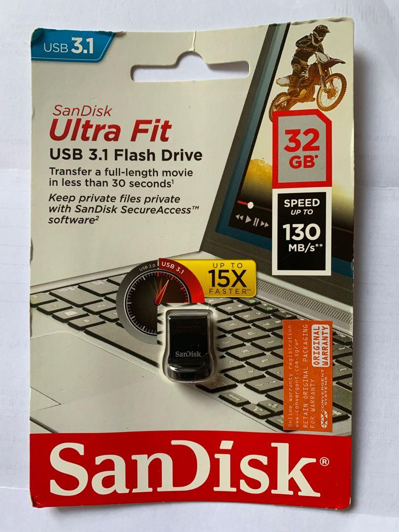 Scan disk USB 3.1 flash drive, Computers & Tech, Parts & Accessories ...