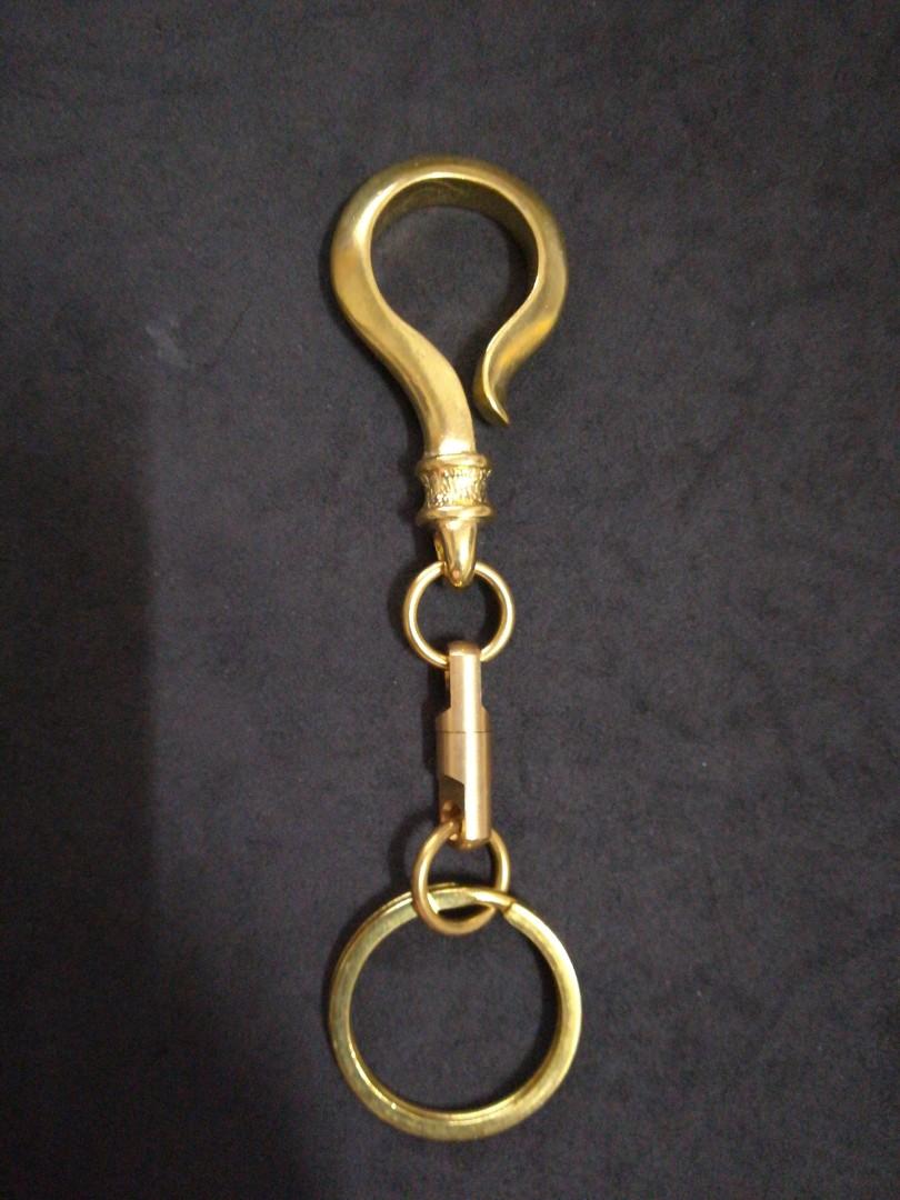Solid Brass Design Question Mark " ? " U Hook Key chain, Hobbies & Toys ...